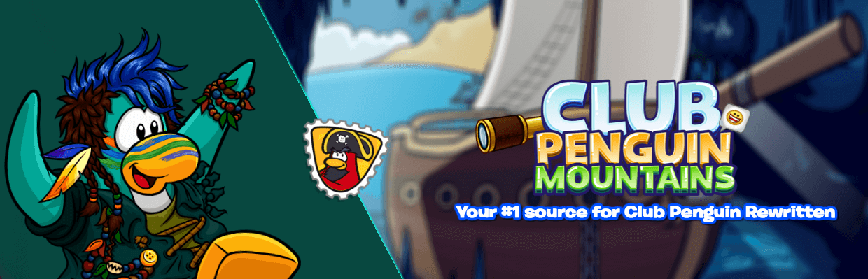 club penguin mountains rockhopper landing header – Club Penguin Mountains