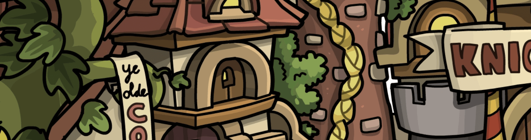 medieval town header – Club Penguin Mountains