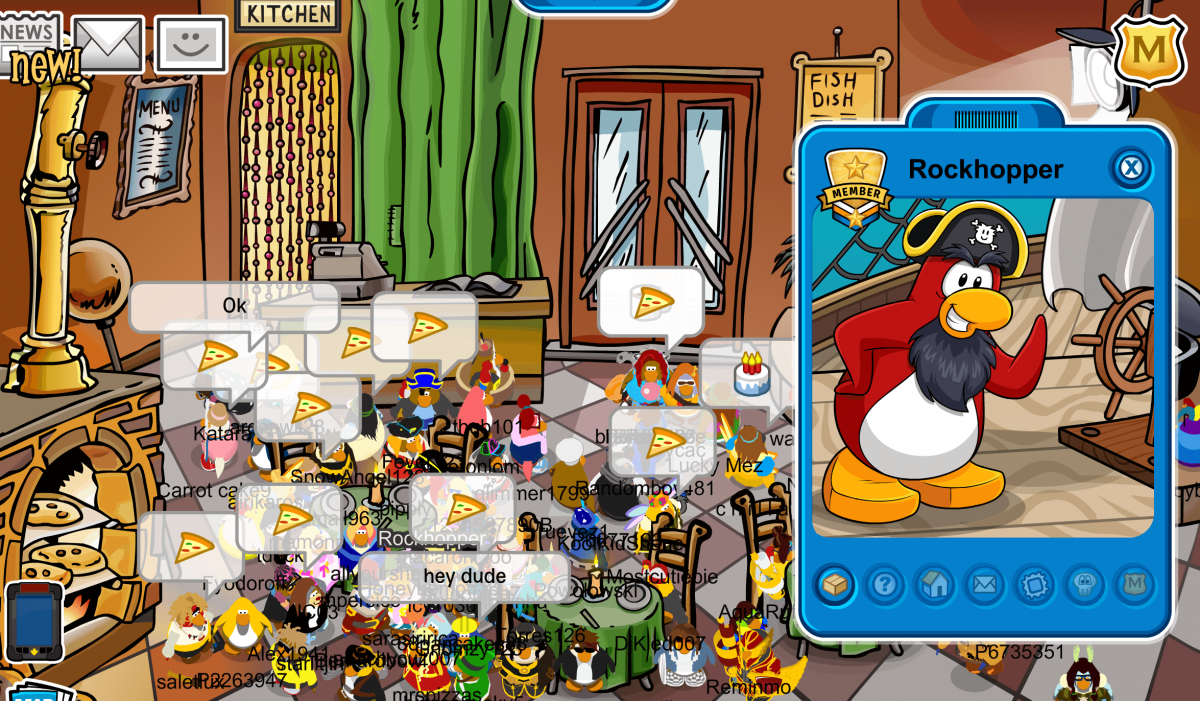 CP Rewritten: Rockhopper’s July Background – Club Penguin Mountains