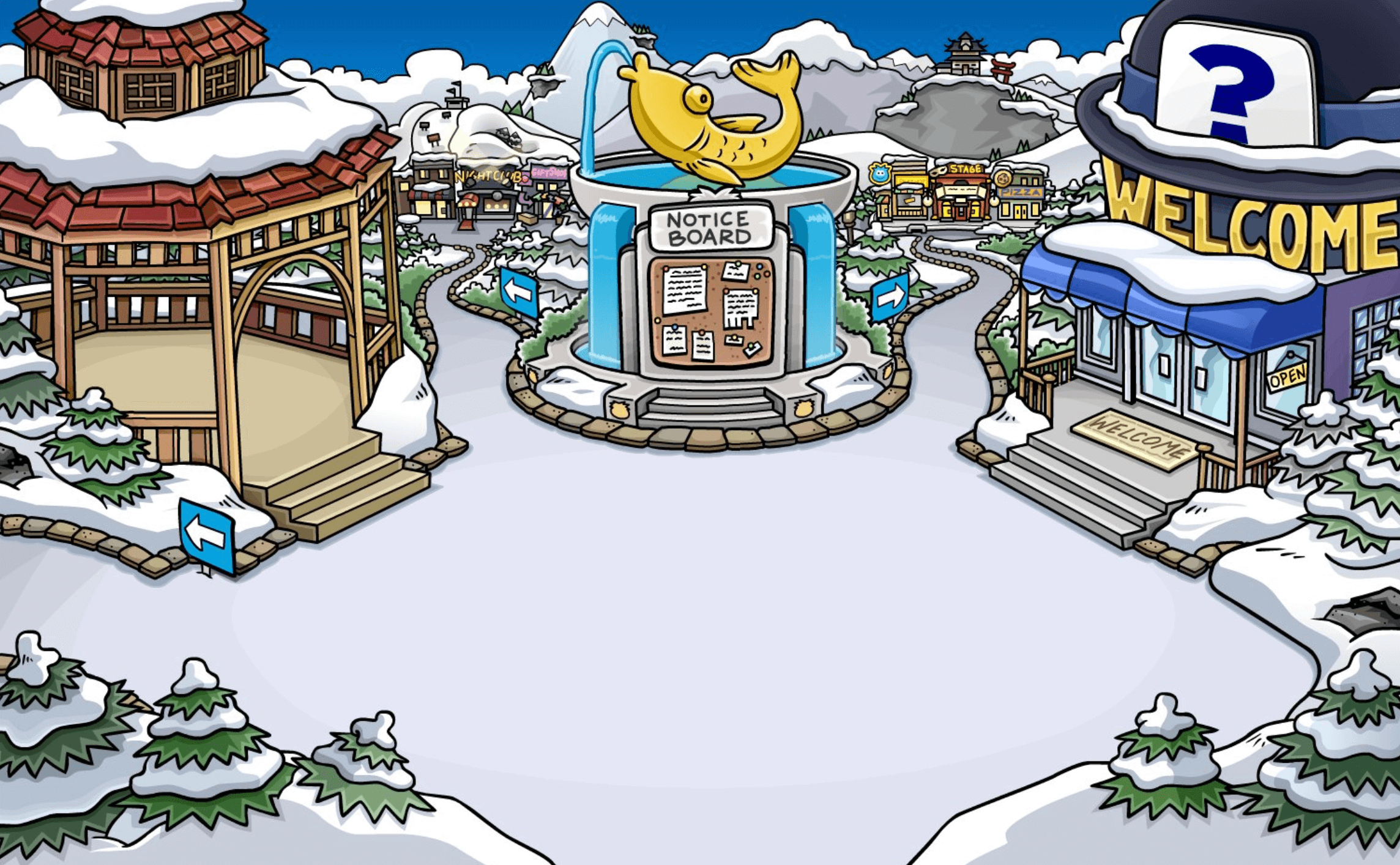 Club Penguin’s Unreleased Rooms – Club Penguin Mountains
