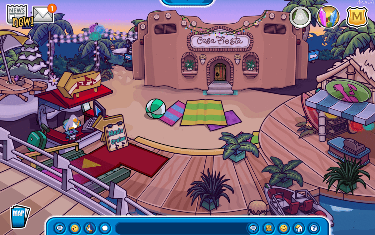 CP Rewritten: Music Jam – Dock Sneak Peek – Club Penguin Mountains